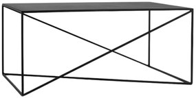 OnaDnes -20% Nordic Design Černý kovový konferenční stolek Mountain 100x60 cm