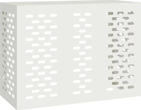 vidaXL Ochrana klimatizace Bílá 110 x 50 x 80 cm [865905]