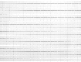 Obkladové panely 3D PVC 06, rozměr 440 x 580 mm, mozaika bílá matná, IMPOL TRADE