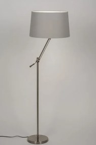 Stojací designová šedá lampa Fianno Grey K
