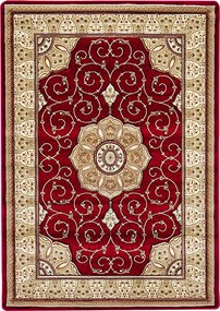 BE Koberec Adora 5792 Red - červený obdélníkový Rozměr: 60x90 cm
