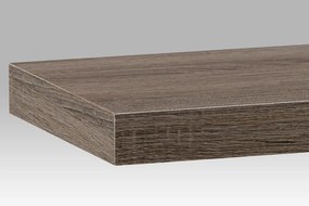 Autronic Polička nástěnná 60 cm, MDF, 3D dekor dub sonoma dark, baleno v ochranné fólii P-001 SON2