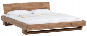 Dřevěná postel 140x200 z masivu Vihn