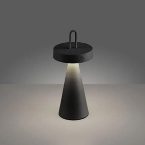 LD 19302-18 ALWA LED stolní lampa na baterie černá stmívatelné dotykem IP44 vnitřní i venkovní 2700K - JUST LIGHT