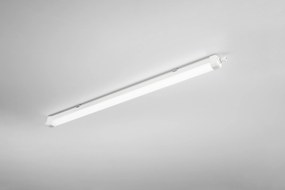 FAN LED-RUBIS-120 Vlhkotěsná stropní LED svítidlo Rubis (bílé, PC) 36 W, 4900 lm, CCT 3000 / 4000 / 6500 K, IP65, 1200 x 58 x 62 mm - FANEUROPE