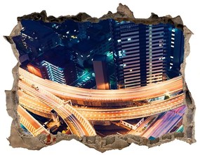 Wallmuralia Fototapeta díra na zeď 3D Dálnice Tokio 95x64 cm