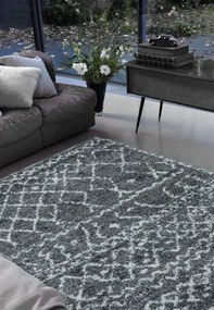Šedý  koberec Bardie Grey Rozměry: 80x150 cm