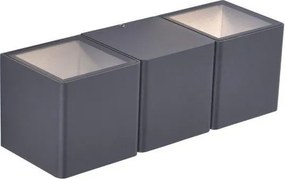 PN 9658-13 AKCE - MARCEL LED venkovní nástěnné svítidlo, 2-ramenné, antracit 3000K - PAUL NEUHAUS
