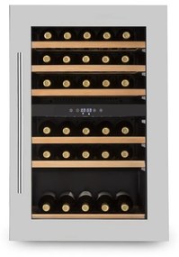 Klarstein Vinsider 35D, vestavěná chladnička na víno, 128 litrů, 41 lahví na víno, 2 zóny