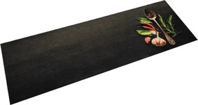 vidaXL Kuchyňský koberec omyvatelný Vaření 60 x 180 cm samet [136547] Barva: Černo-zelená
