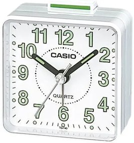 Budík casio tq 140-7, bílý