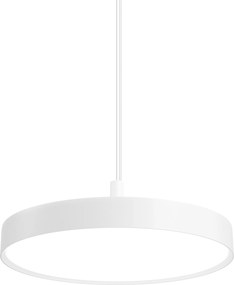 Závěsná lampa Slim Round Suspended 3000K s opálovým difuzorem ovládání osvětlení Dali 44 cm bílá