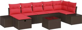 Set pohovek 5 ks polyratan 3360745
