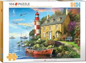 EUROGRAPHICS Puzzle Chata u majáku / 104 dílků / 35,6 × 25,4 cm