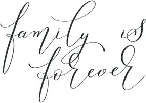 Samolepka Family is forever