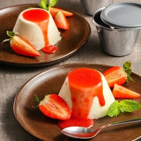 TESCOMA Formičky na panna cottu nerezové GrandCHEF, 4 ks