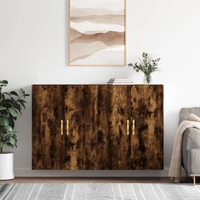 Nástěnné skříňky 2 ks kouřový dub 69,5 x 34 x 90 cm 3195608