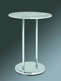 Mørtens furniture Odkládací stolek Raymond, 55 cm, beton / chrom