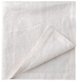 Bílé lněné ubrusy 50 x 50 cm 2 ks - Gaya Ambiente (596430)