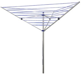 Erga Garden 4000, volně stojící 3-ramenný zahradní sušák na prádlo 174x202x195 cm, stříbrná-modrá, ERG-SEP-10SUSOGRGAR40