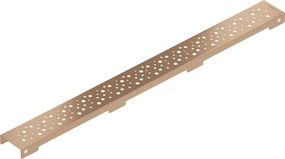 Mexen Flat M12 krytka pro liniový odtok 60 cm. kartáčovaná měď - 1C21060