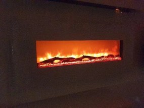 Electric fireplace -  LED elektrický krb 128 Black