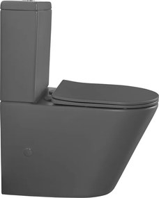 Sapho Sapho, DARIO RIMLESS WC kombi mísa s nádržkou, spodní/zadní odpad, bílá, PC1012WRGR
