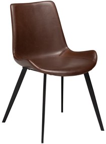 OnaDnes -20% ​​​​​Dan-Form Vintage hnědá koženková jídelní židle DAN-FORM Hype