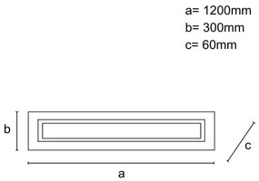LED Stmívatelné stropní svítidlo LED/55W/230V 3000-6500K + dálkové ovládání