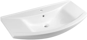 Aqualine Aqualine, ZERO 97 keramické umyvadlo nábytkové 97x51cm, bílá, 6095