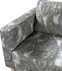Potah na pohovku IKEA  Karlstad 3-místná, nerozkládací, krátký barva vícebarevná látka pletený vzor, vzorované