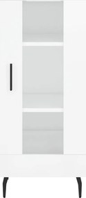 vidaXL Skříň highboard 34,5 x 34 x 180 cm kompozitní dřevo [3199059] Barva: šedá sonoma