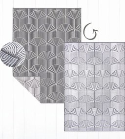 Hanse Home, AKCE: 240x330 cm Kusový koberec Pangli 105851 Silver – na ven i na doma, šedá, chodba / předsíň