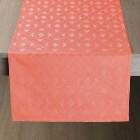 Ubrus Veba GARBO Kosočtverce oranžová Velikost: 40x140 cm