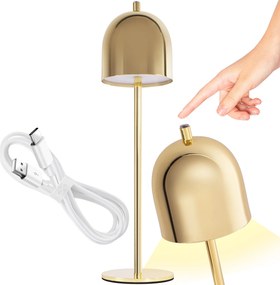 Toolight Toolight, bezdrátová noční USB lampa APP1357-T, zlatá matná, OSW-08620