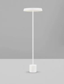 LED bílo-černá stojací lampa Vetro