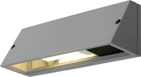 LA 230034 Venkovní svítidlo PEMA čtvercová nástěnná stříbrnošedá 230V E27  - BIG WHITE (SLV)