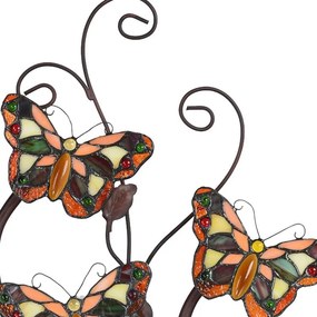 Nástěnná lampa Tiffany Papillons - 32*68 cm G4/4*2W
