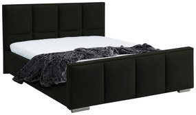 Eka Čalouněná postel Passion - Fresh 180x200 cm Barva látky - Fresh: Zelenošedá (16), Úložný prostor: S kovovým rámem úložného prostoru