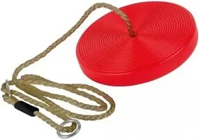 Small Foot Plastová houpačka swift červená / nosnost 100 kg / od 3 let