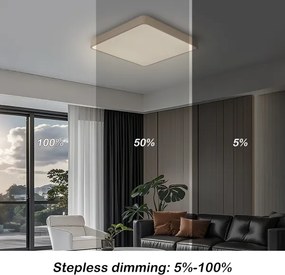 Brilagi-LED Stm. str. sv. POOL SQUARE LED/48W/230V 3000-6000K 50x50 cm béžová+DO