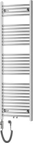 Mexen Ares, elektrické topné těleso 1500x500 mm + topná tyč 600 W, chromová, W102-1500-500-2600-01