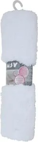 MSV MICROFIBER bílá / Koupelnová předložka / 50 x 70 cm / polyester /