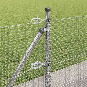 Svařovaná drátěná plotina s betonovou základnou 50 x 0,5 m 3352340