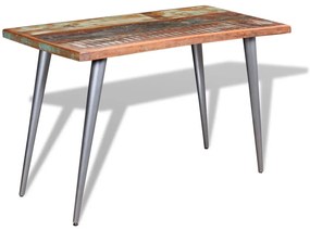 Jídelní stůl masivní recyklované dřevo 120 x 60 x 76 cm