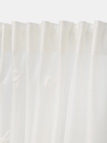 Sinsay - Sada poloprůhledných záclon na řasící pásce s motivem mašlí 2 pack - bílá