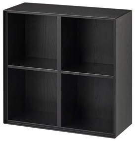 Černá nástěnná knihovna 68x68 cm Edge by Hammel – Hammel Furniture