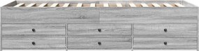Válenda se zásuvkami bez matrace dub sonoma 90 x 190 cm 3280886