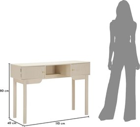 Toaletní stolek z borovicového dřeva 40x110 cm Shy – Mauro Ferretti