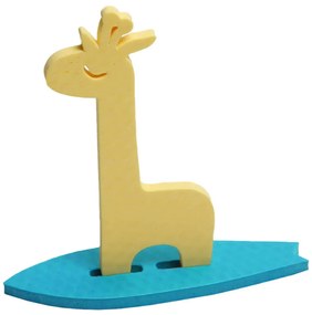 Surfující pěnová žirafa Barevnost: 11 Tmavě žlutá / 52 Tyrkysová